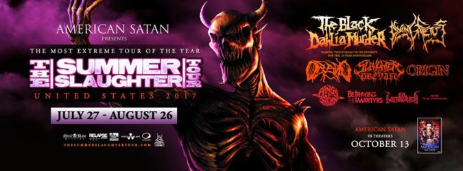 SUMMER SLAUGHTER Announces Tour 2017 Lineup ⋆ Riff Relevant