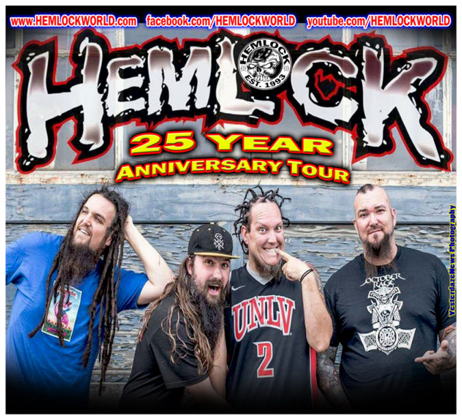 HEMLOCK Announces 25th Anniversary U.S. Tour; SEVIDEMIC To Support ⋆ ...